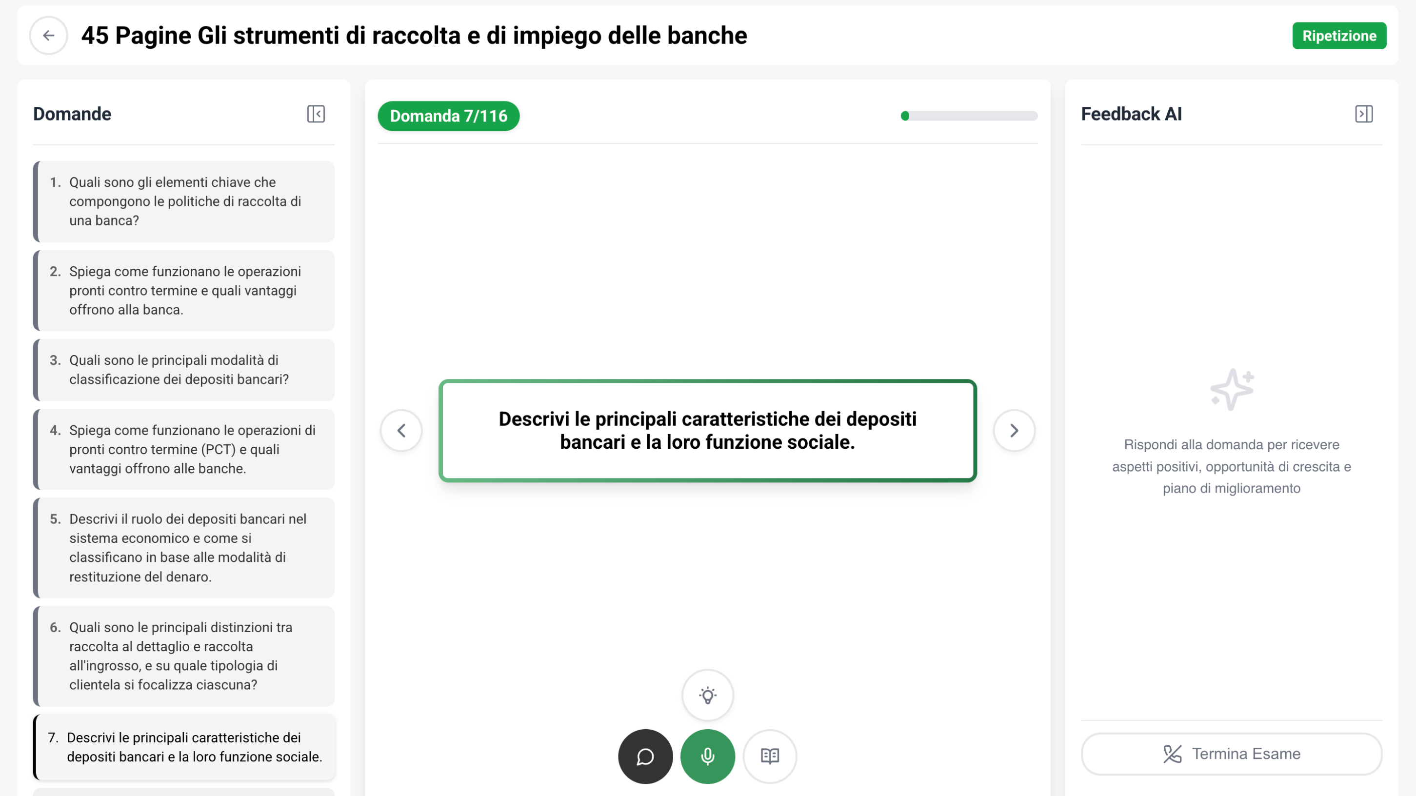 StudierAI - Simula ora il tuo esame orale